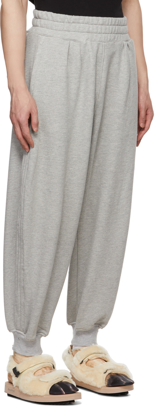 Sebastien Ami. Gray Pleated Lounge Pants