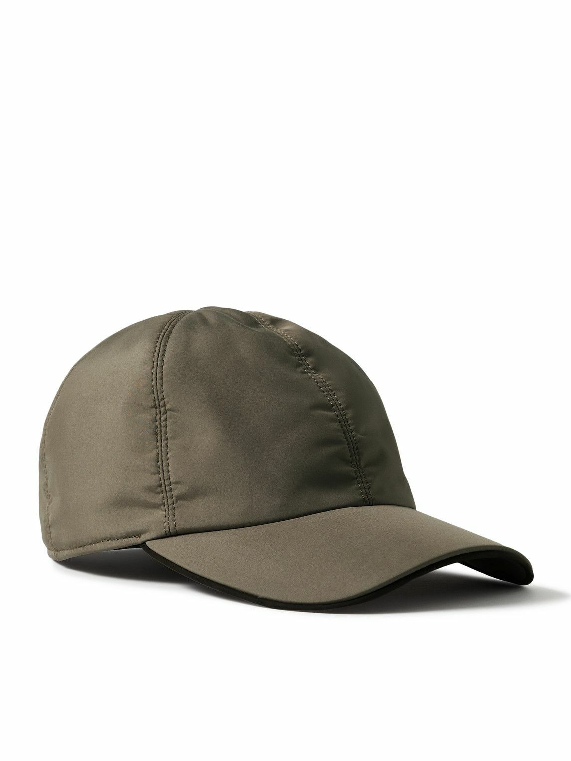 Zegna - Brezza Logo-Embellished Shell Baseball Cap - Green Zegna