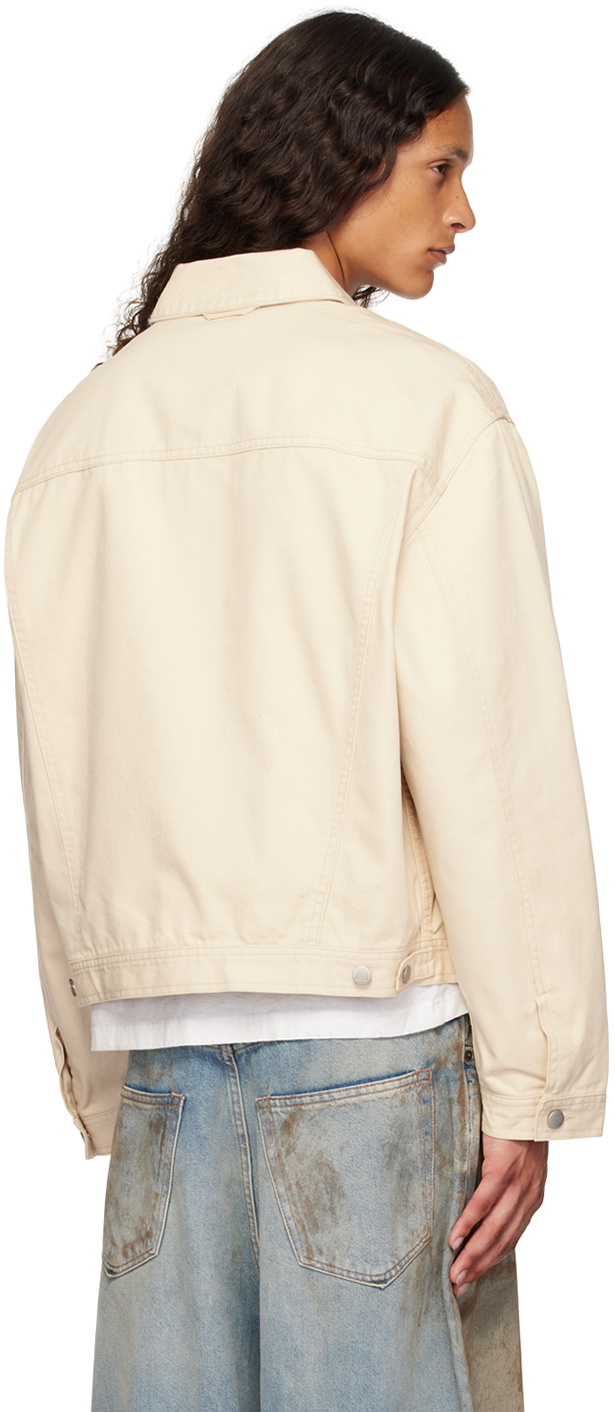 Acne Studios Beige Canvas Jacket Acne Studios