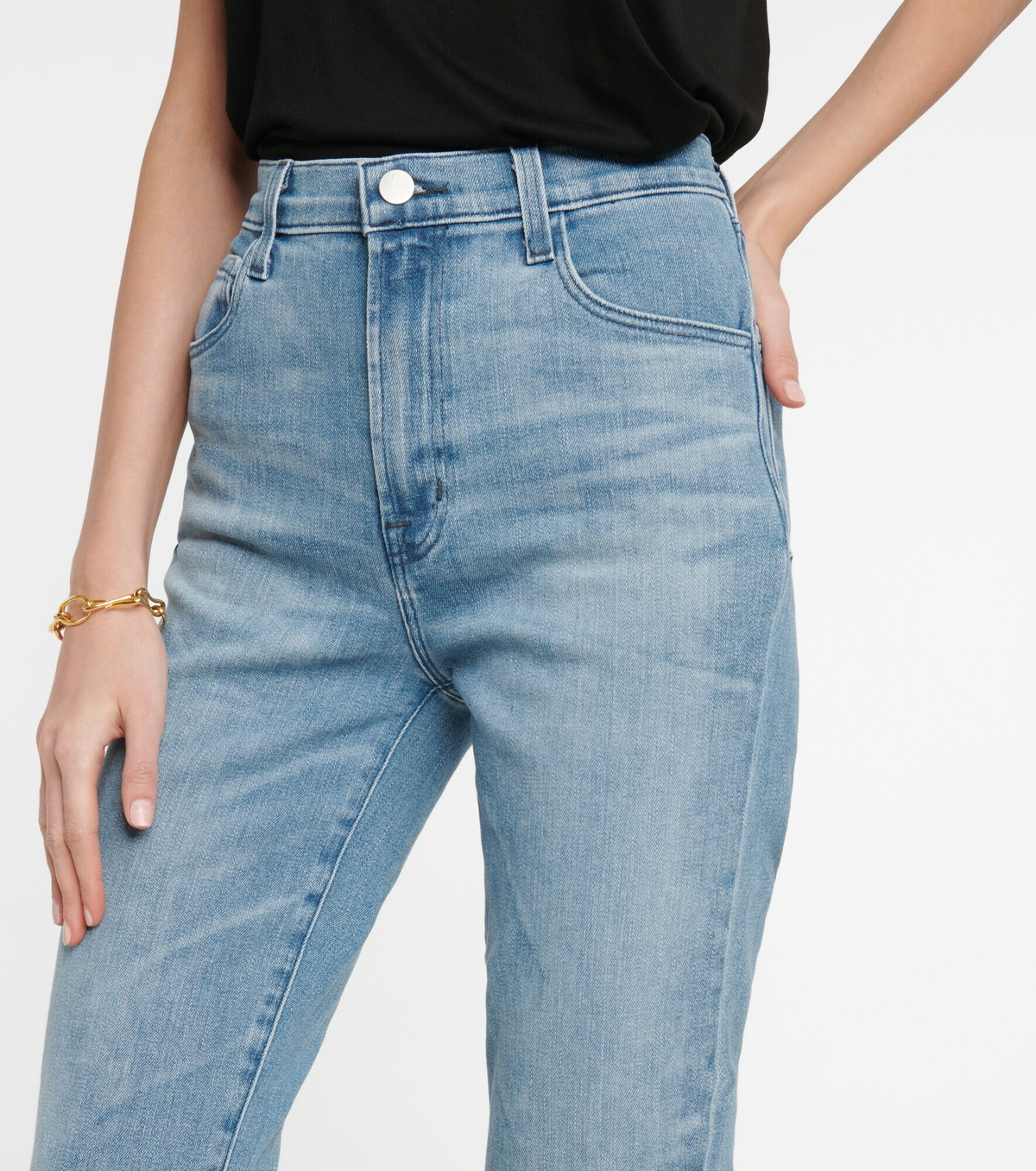 J Brand - Franky high-rise bootcut jeans J Brand