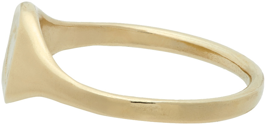 Seb Brown Gold Smiley Ring Seb Brown