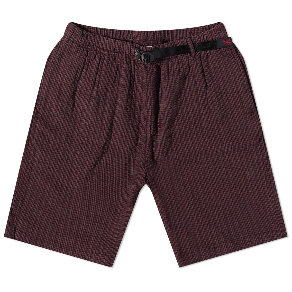Gramicci Men's O.G. Seersucker G-Short in Dusty Maroon Garment Dyed ...