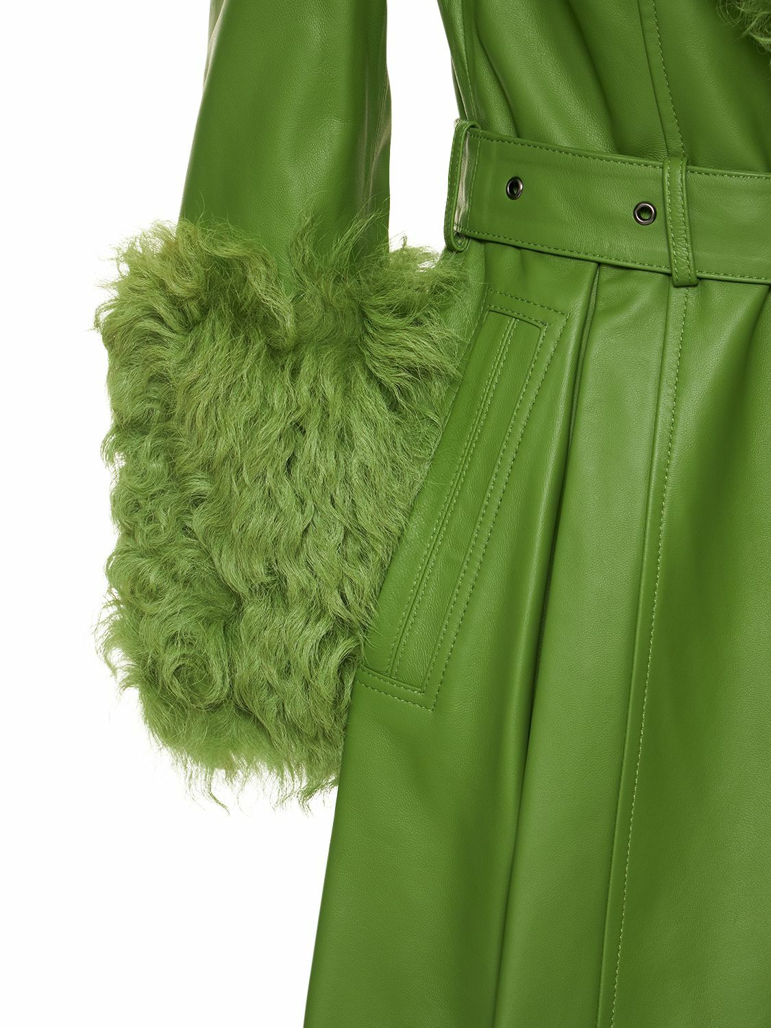 SAKS POTTS - Foxy Shearling Coat Saks Potts