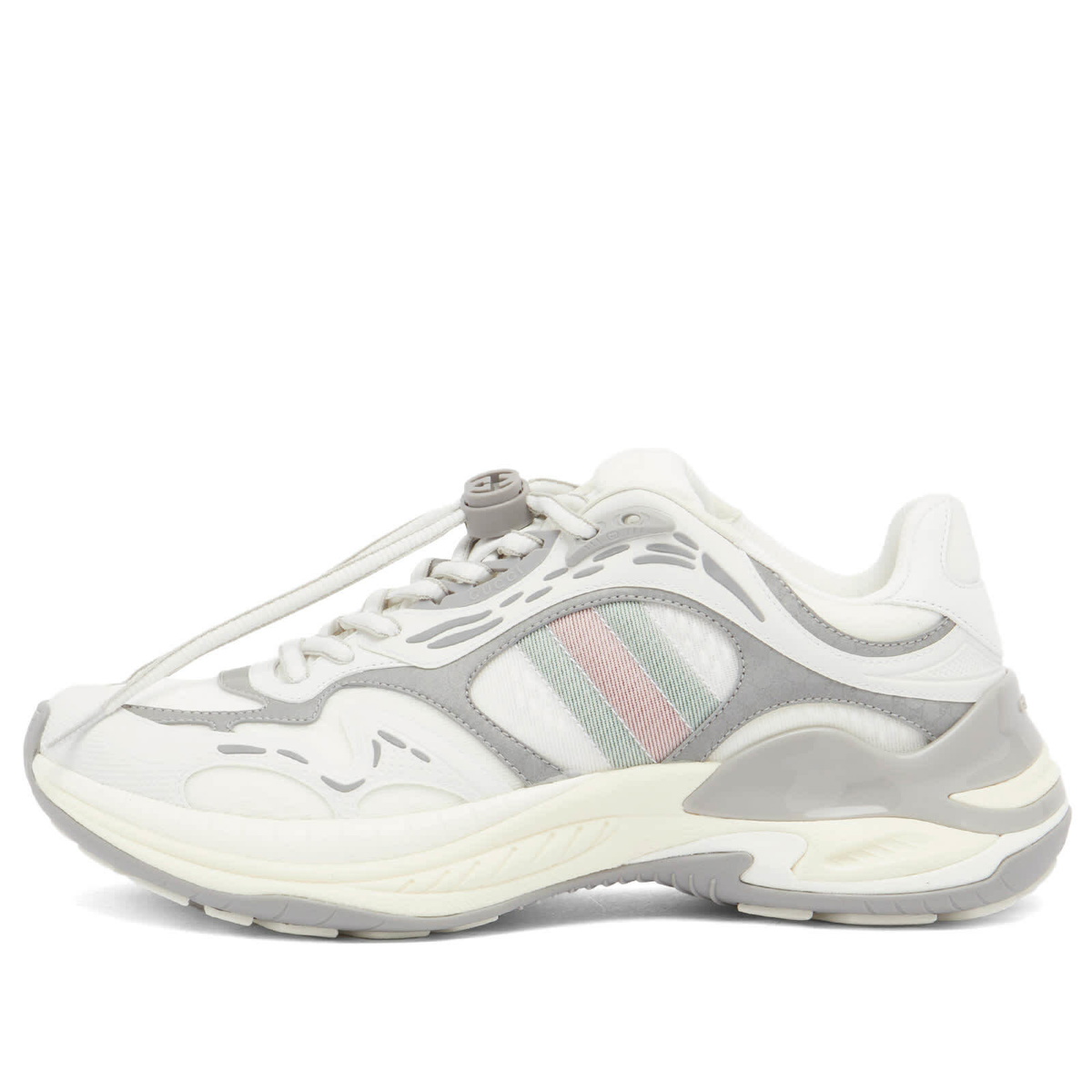 Gucci Men's 2.0 Running Sneaker in White/Multi Gucci