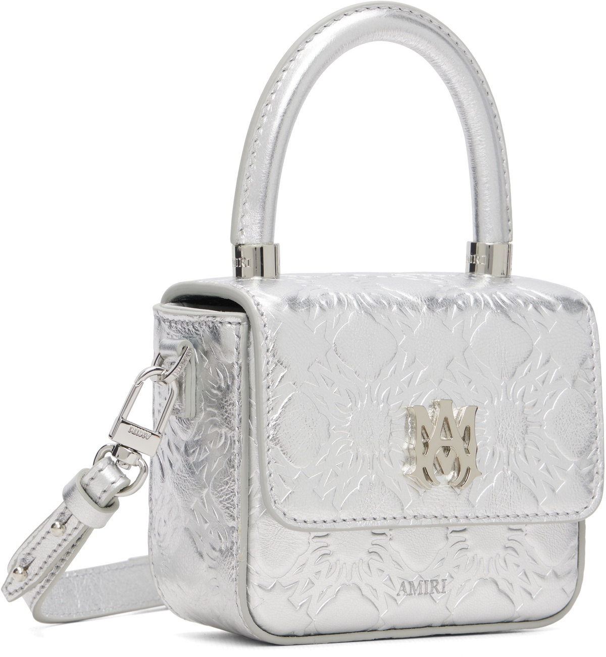 AMIRI Silver MA Quad Nano Bag Amiri
