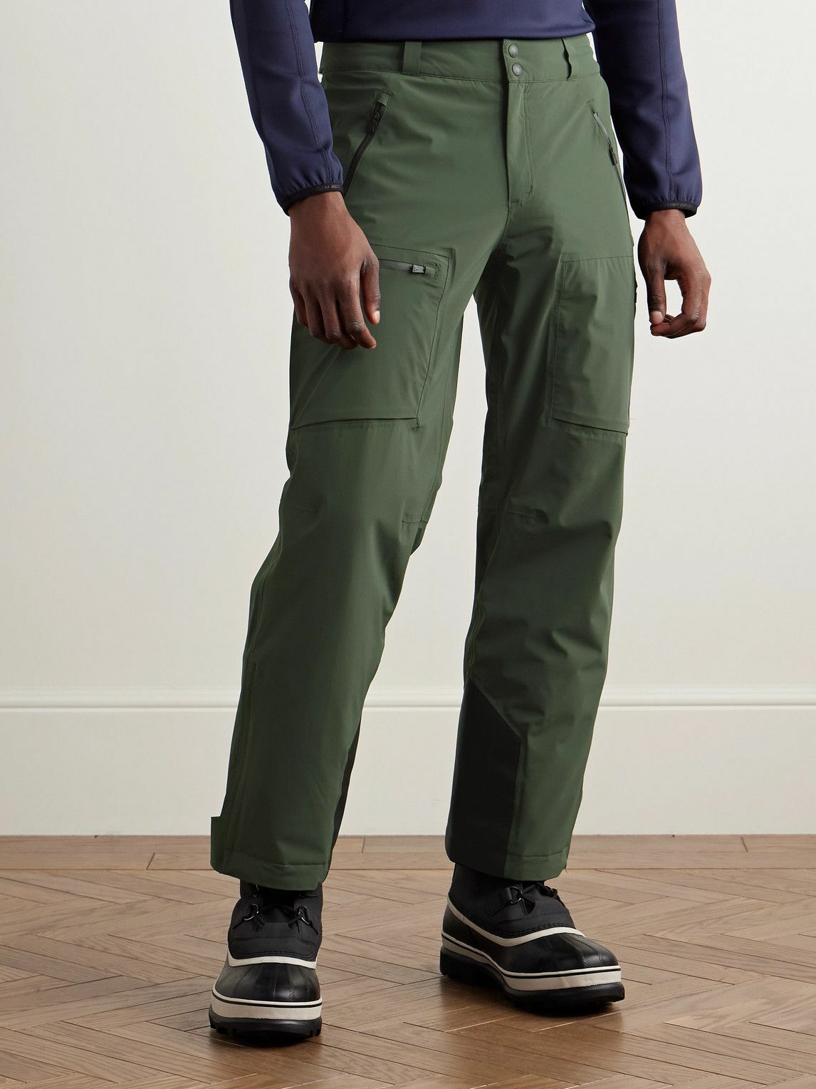 Aztech Mountain - Pyramid Straight-Leg Padded Ski Pants - Green Aztech ...