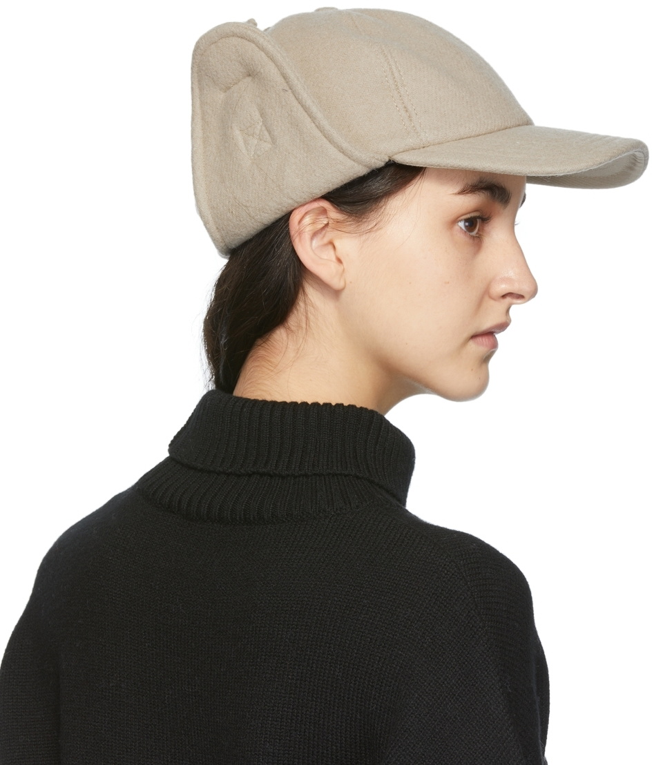 AMI Alexandre Mattiussi Taupe Ami Patch Cap AMI Alexandre Mattiussi