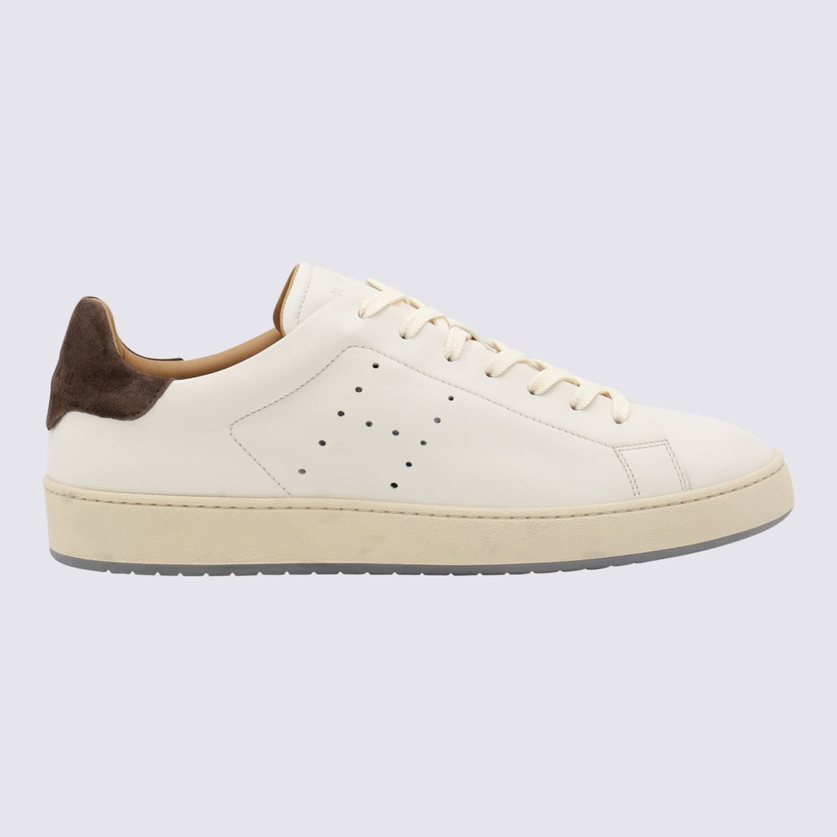 Hogan White Leather Sneakers Hogan