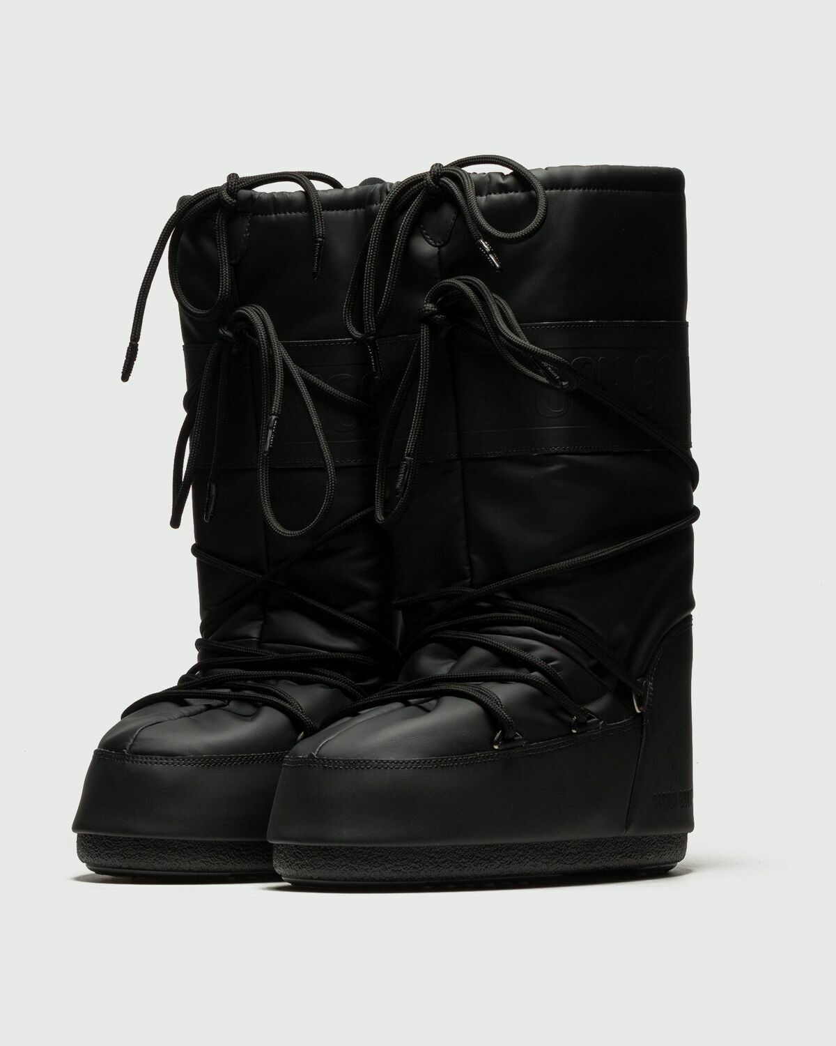 Moon Boot Icon Rubber Black Boots Moon Boot