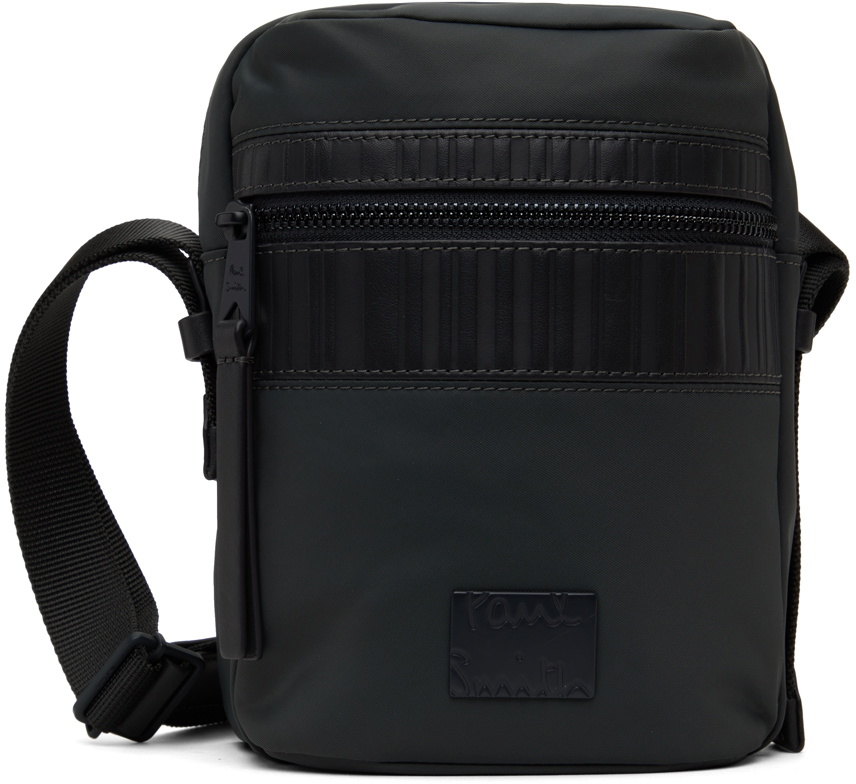 Paul Smith Gray Shadow Stripe Flight Bag Paul Smith