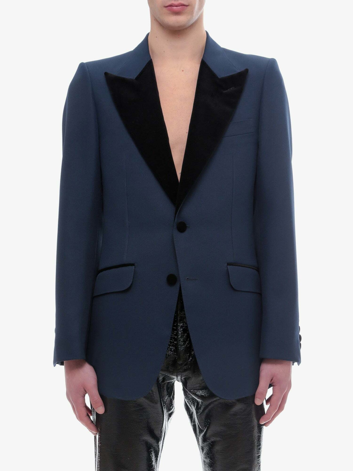 Gucci Blazer Blue Mens Gucci