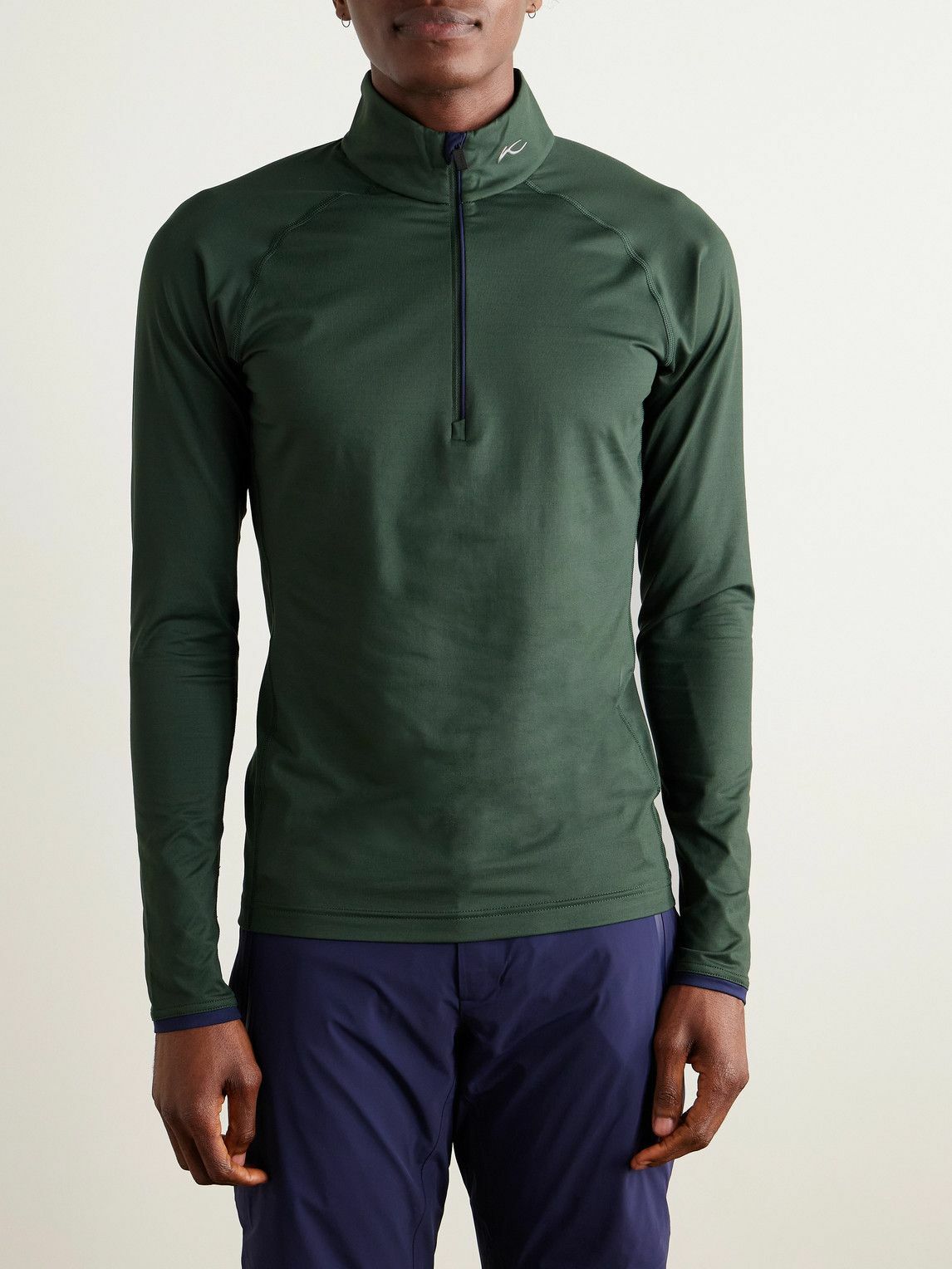 Kjus - Feel Stretch-Jersey Half-Zip Ski Mid-Layer - Green Kjus