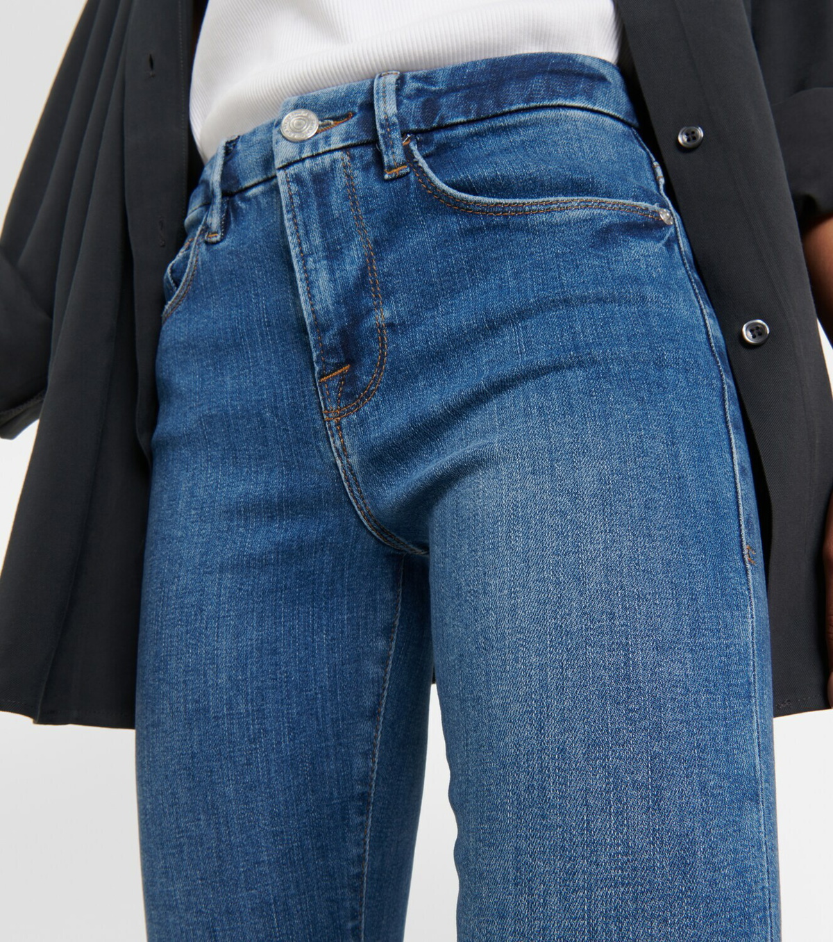 Frame Le Crop Mini mid-rise bootcut jeans Frame Denim