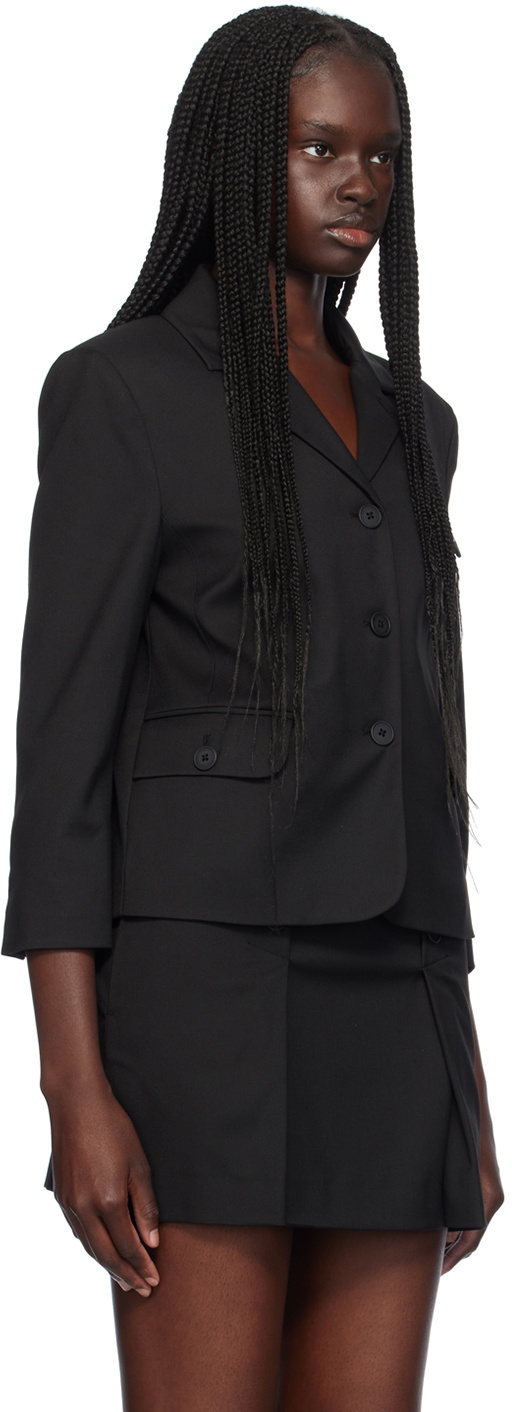 The Garment Black Pluto Fitted Jacket The Garment