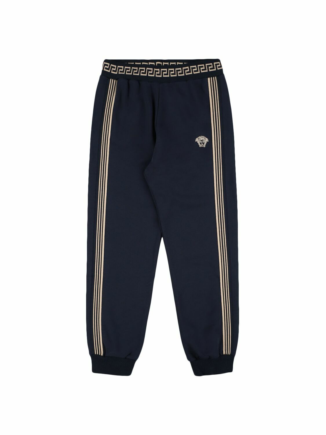 VERSACE Embroidered Cotton Sweatpants Versace