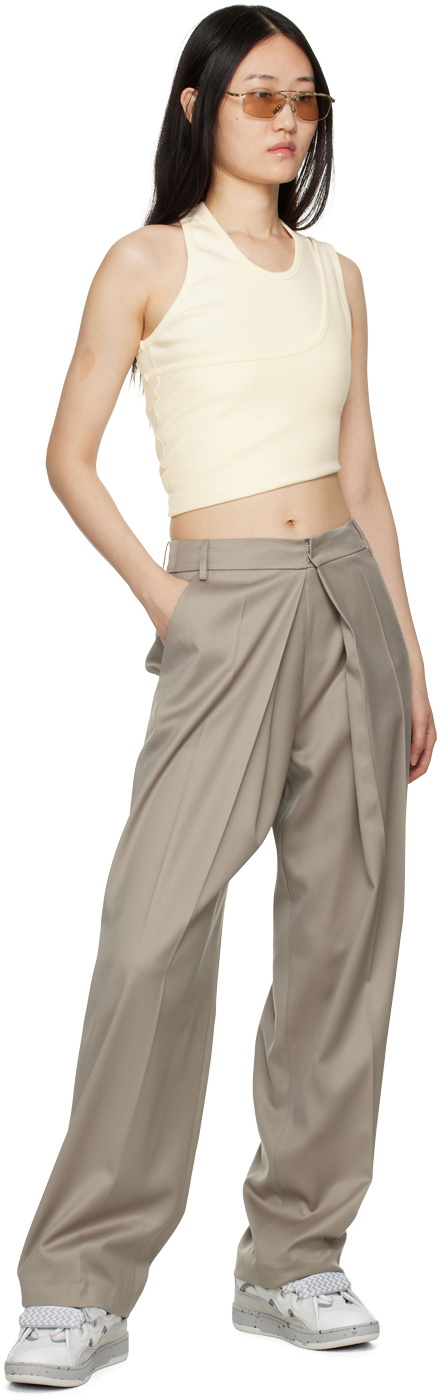 LOW CLASSIC Yellow Cutout Tank Top Low Classic