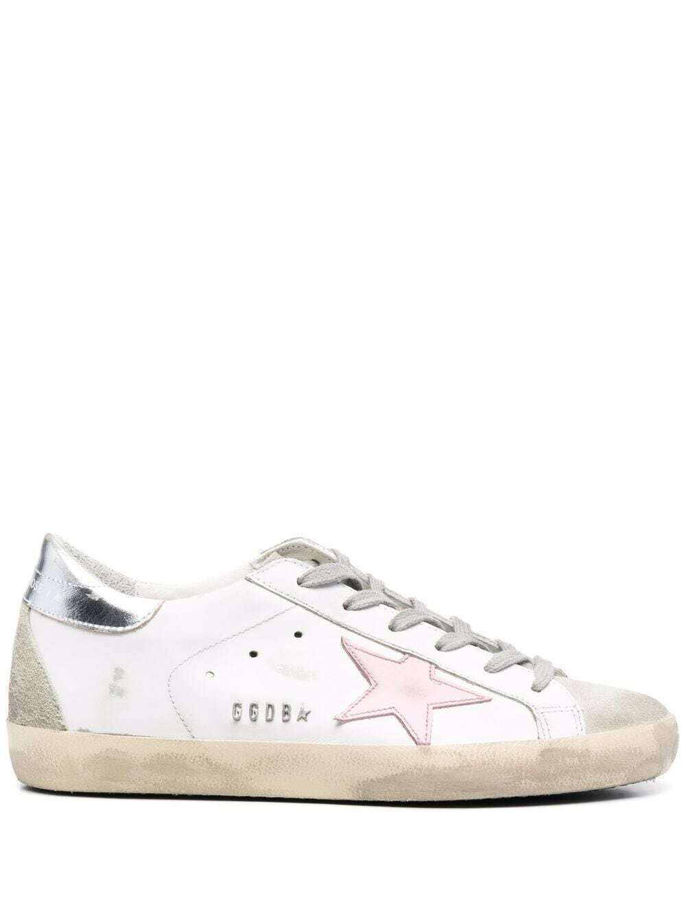 GOLDEN GOOSE - Super-star Leather Sneakers Golden Goose Deluxe Brand