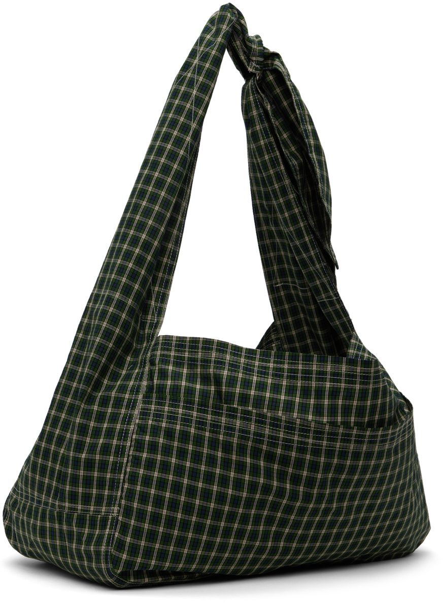 SC103 SSENSE Exclusive Green & Navy Cocoon Bag SC103