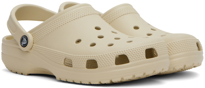 Crocs Beige Classic Clogs Crocs