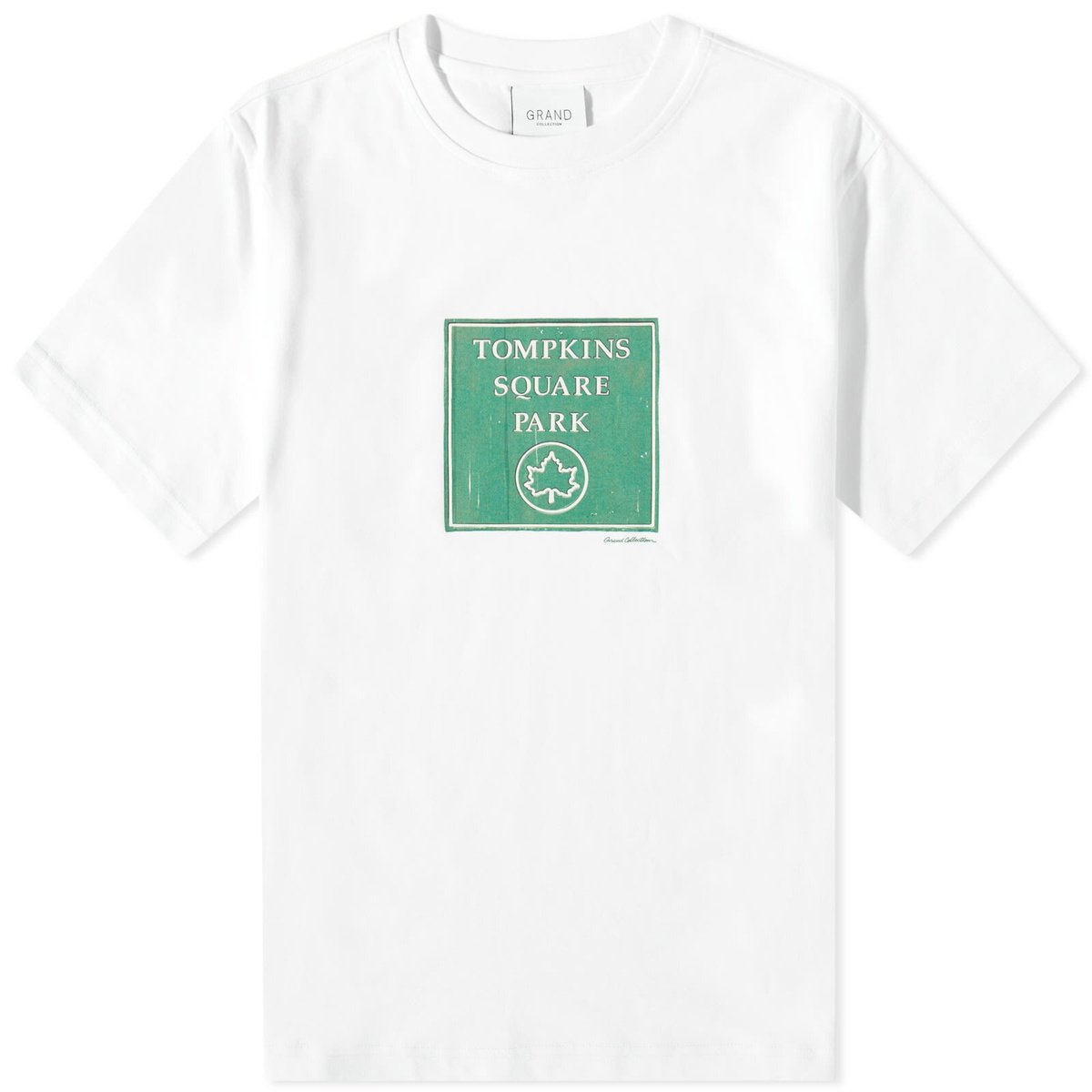 Grand Collection Tompkins T-Shirt in White Grand Collection