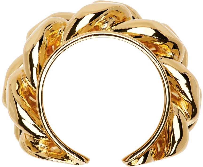 Balmain Gold Chain Ring Balmain