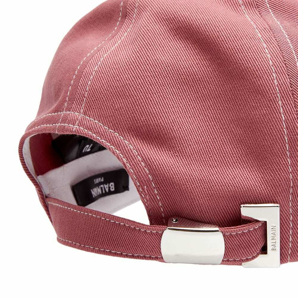 Balmain Women's Logo Cap in Pink/White Balmain