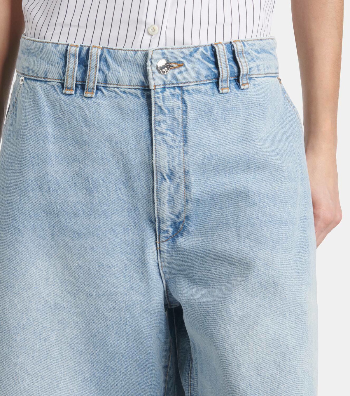 Frame The Trouser Short denim Bermuda shorts Frame Denim