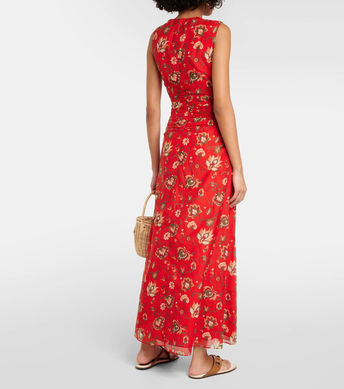 SIR Reyes printed cotton and silk maxi dress SIR.