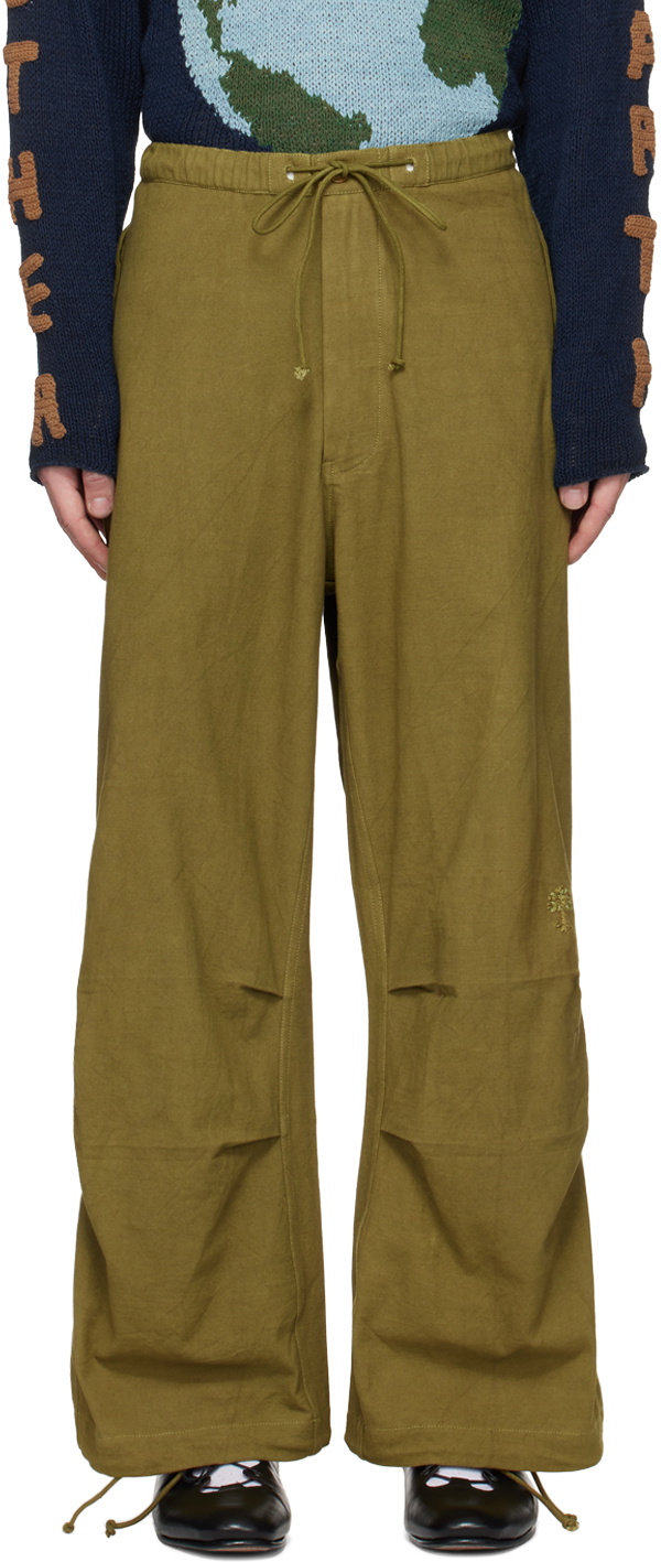 Story mfg. Khaki Paco Cargo Pants Story Mfg.