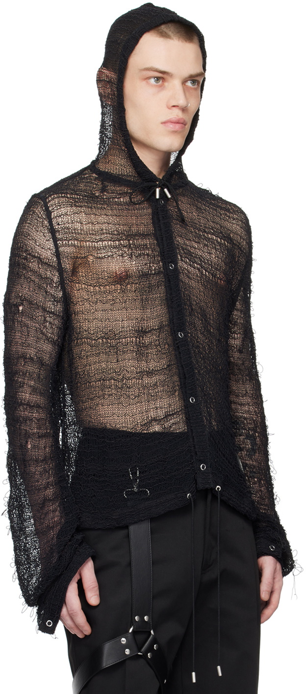 1017 ALYX 9SM Black Sheer Hoodie 1017 ALYX 9SM