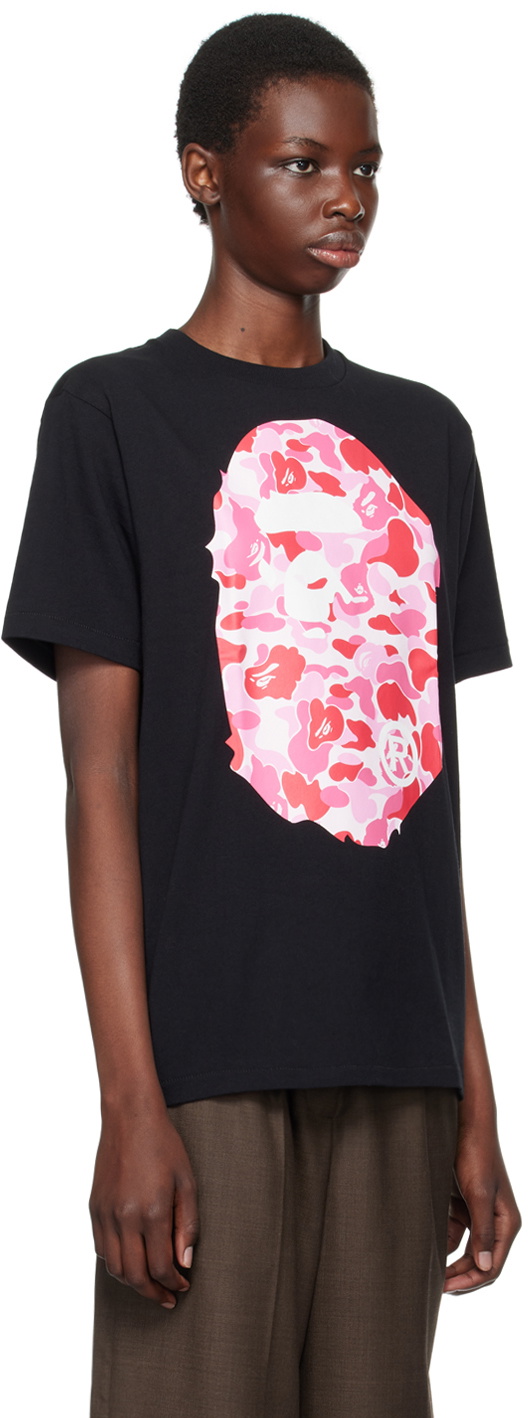 BAPE Black ABC Camo Big Ape Head T-Shirt A Bathing Ape
