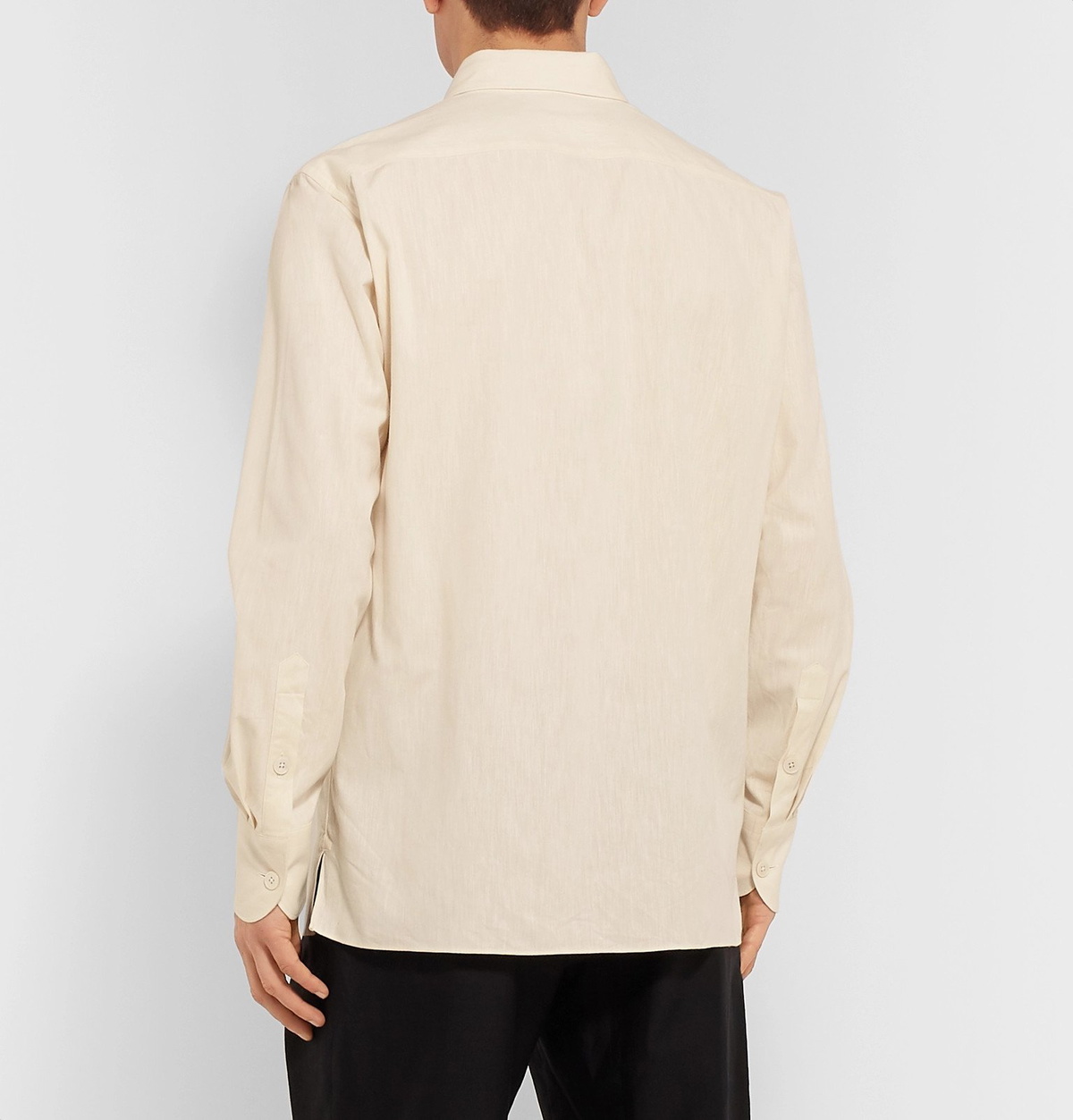 The Row - Gerald Cotton and Wool-Blend Shirt - Cream The Row