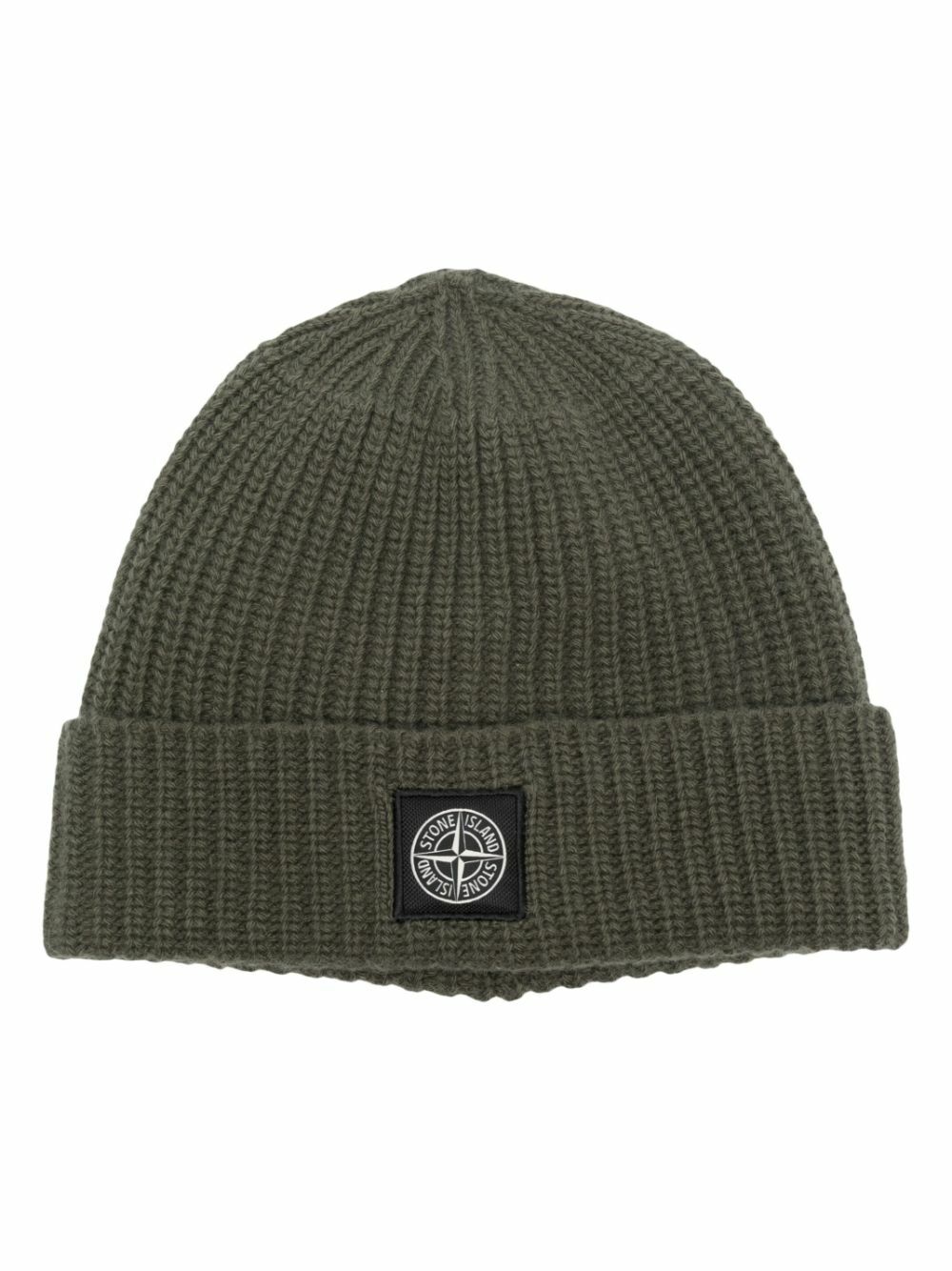 STONE ISLAND - Wool Hat With Logo Stone Island