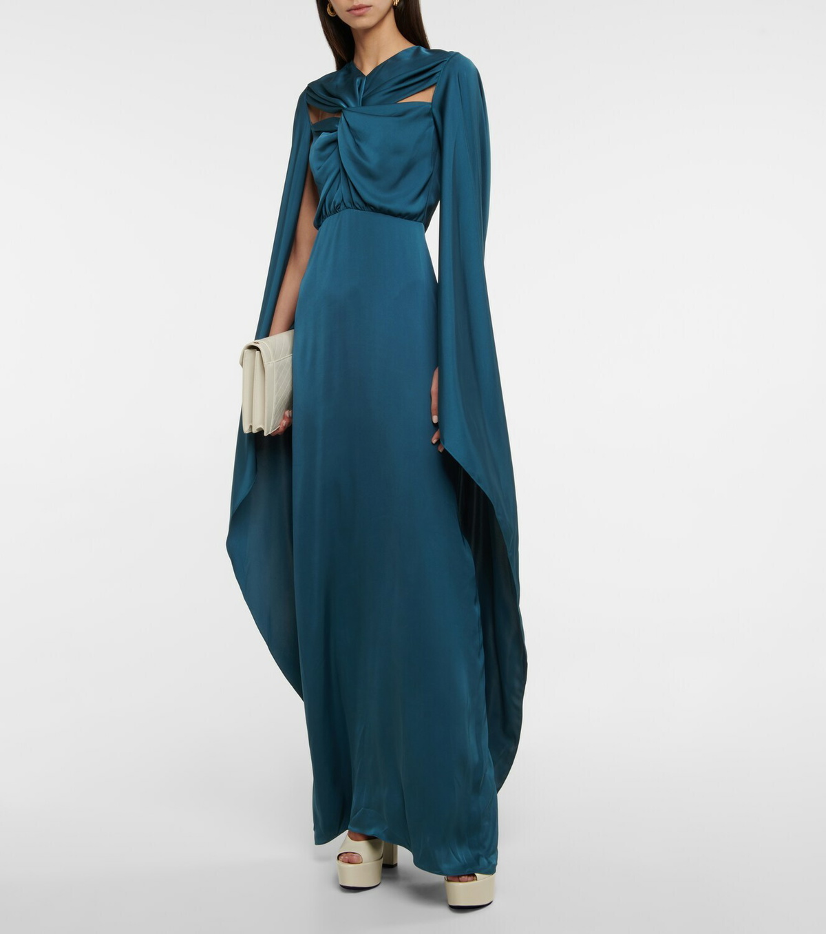 Costarellos Simone satin gown Costarellos