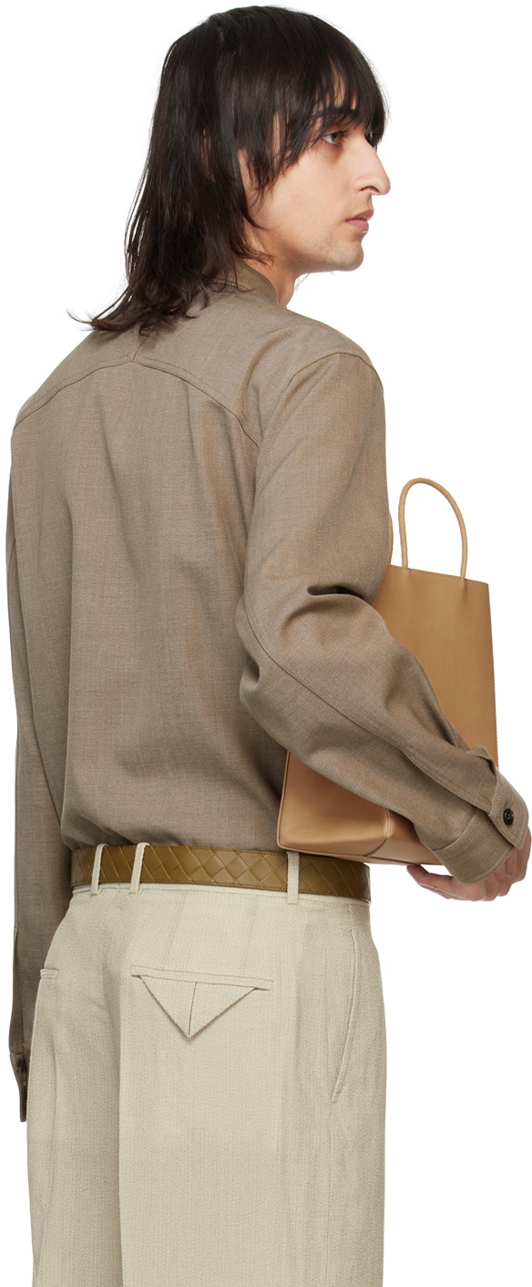 Bottega Veneta Brown Triangle Shirt Bottega Veneta