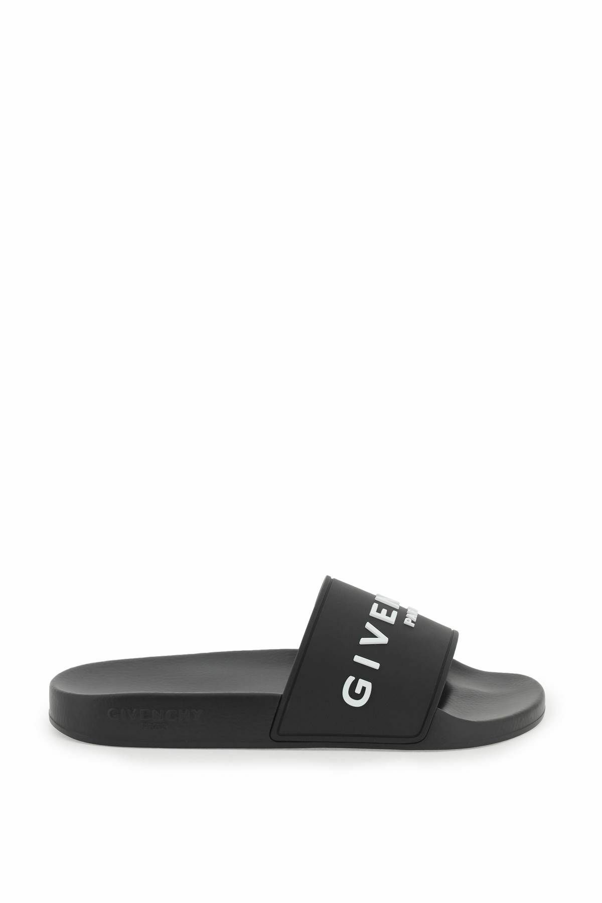 GIVENCHY logo rubber slides Black Givenchy