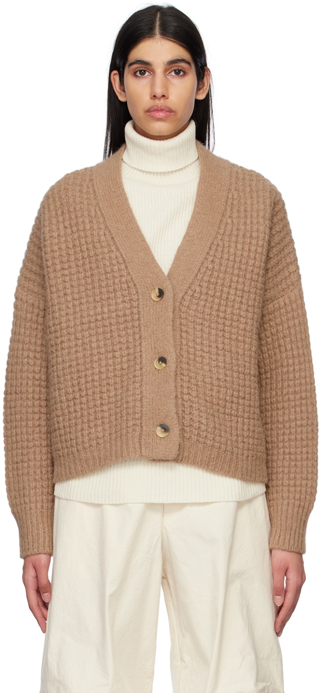 Lauren Manoogian Tan Balloon Sleeve Cardigan Lauren Manoogian