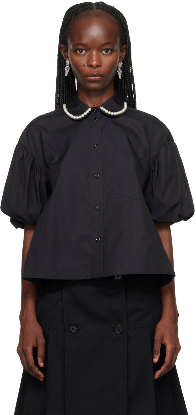 Simone Rocha Black Pearl Shirt Simone Rocha
