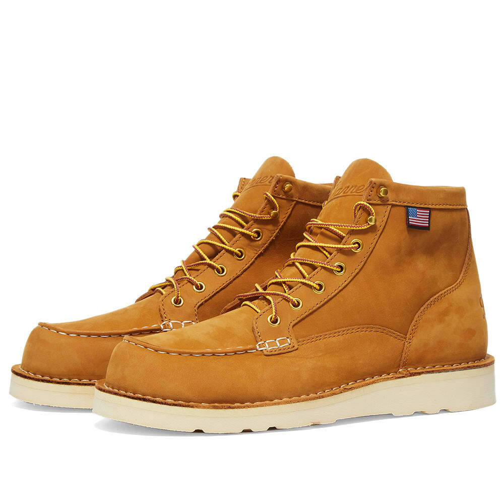 Danner Men's Bull Run Moc Toe Boot in Wheat Danner