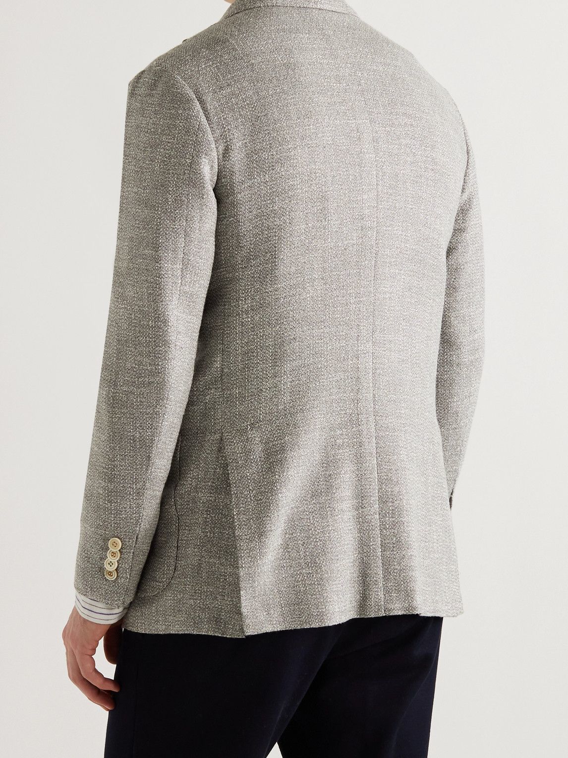 Kiton - Slim-Fit Woven Blazer - Gray Kiton