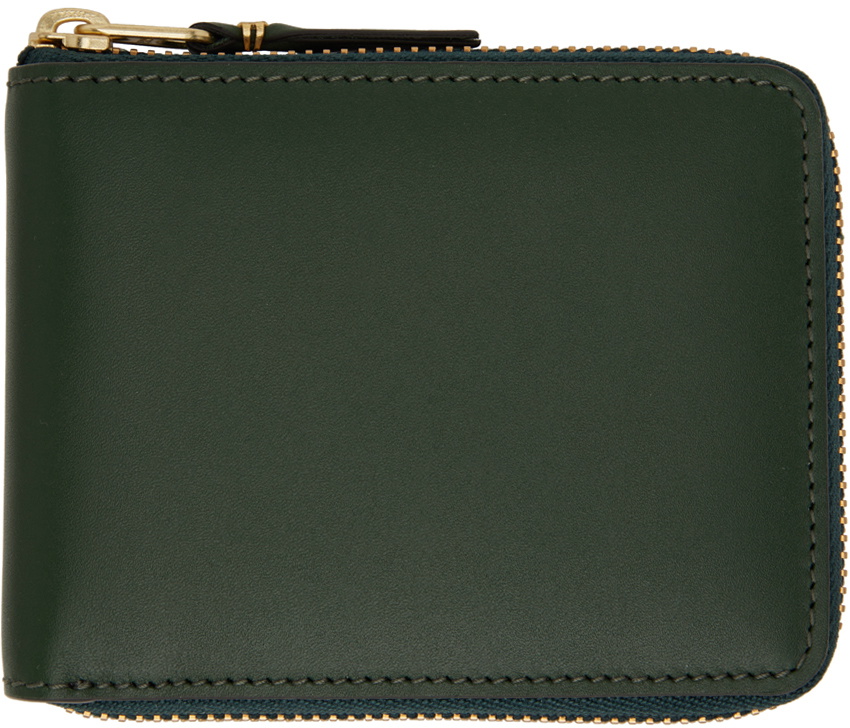 COMME des GARÇONS WALLETS Green Classic Wallet Comme des Garcons Wallets