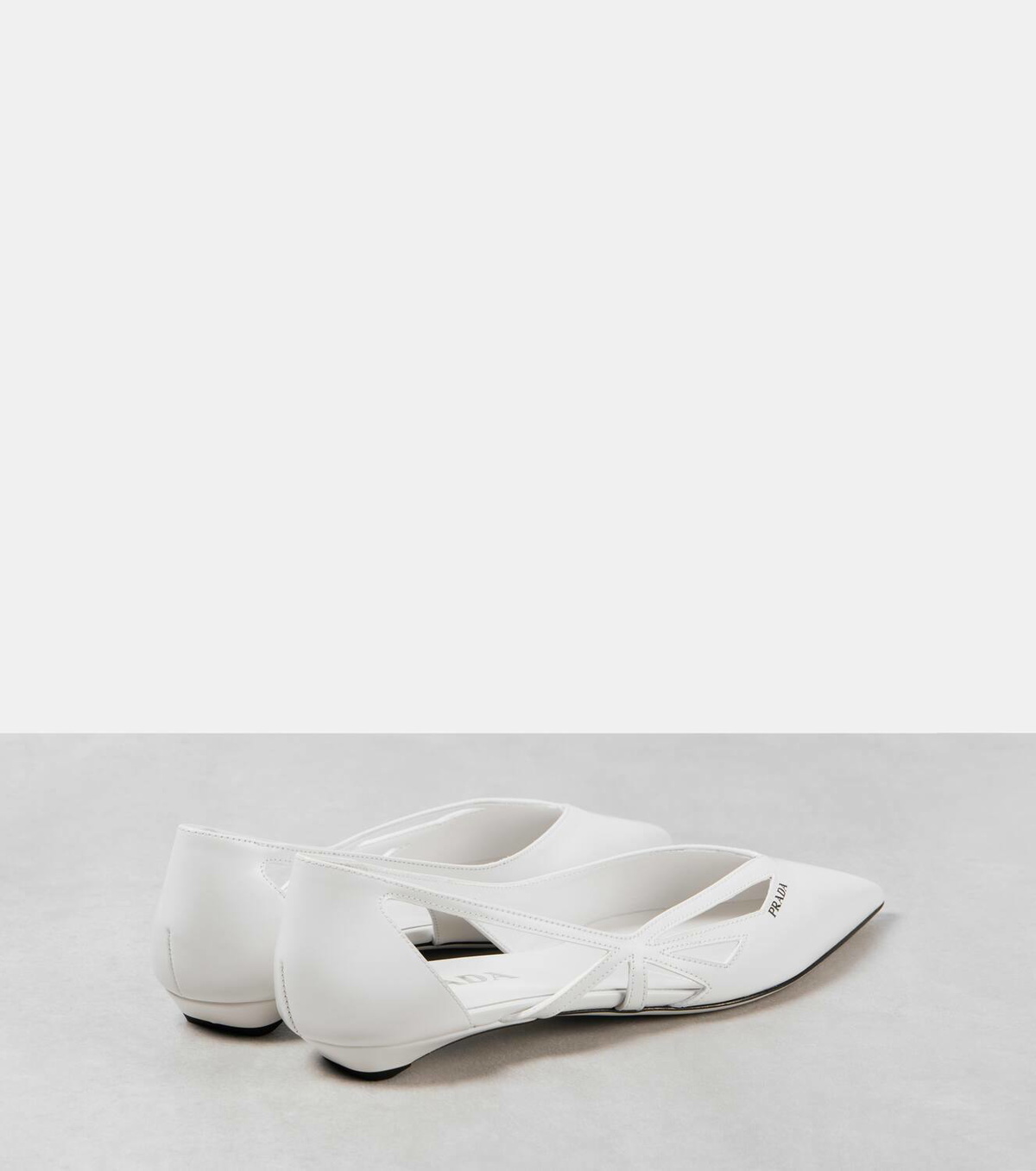 Prada Leather ballet flats Prada