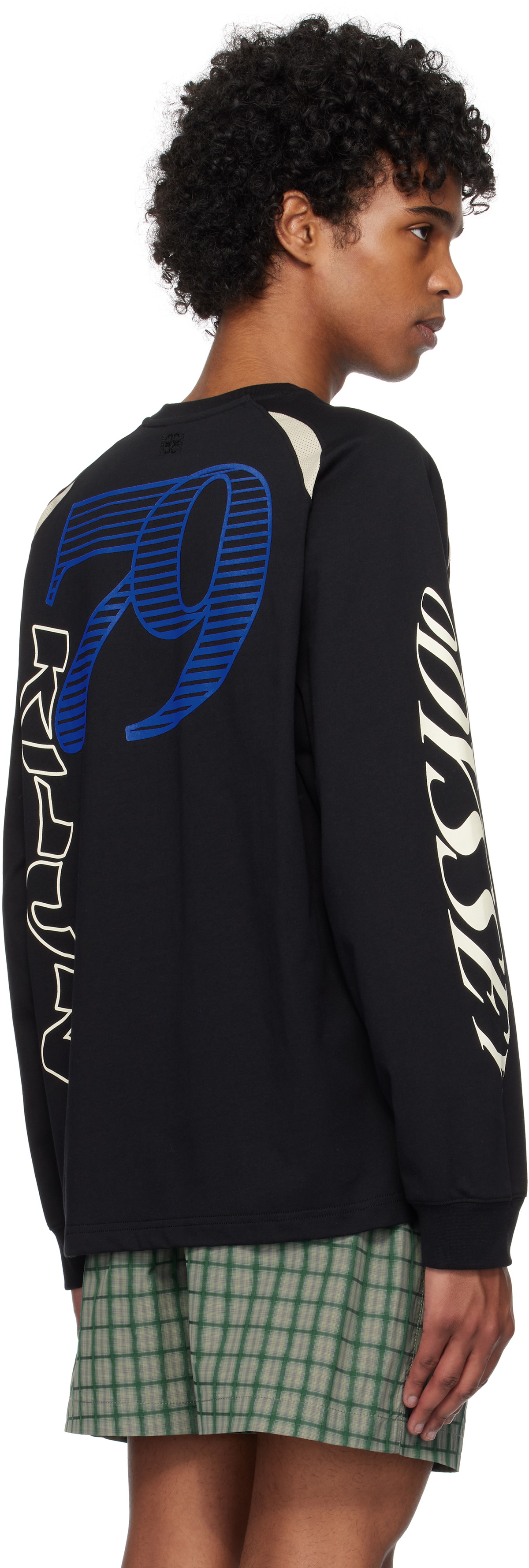 Kijun Black & Blue Cycle Long Sleeve T-shirt Kijun