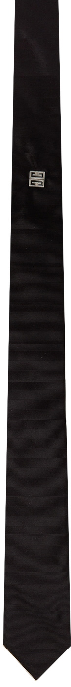 Givenchy Black & Silver 4G Tie Givenchy