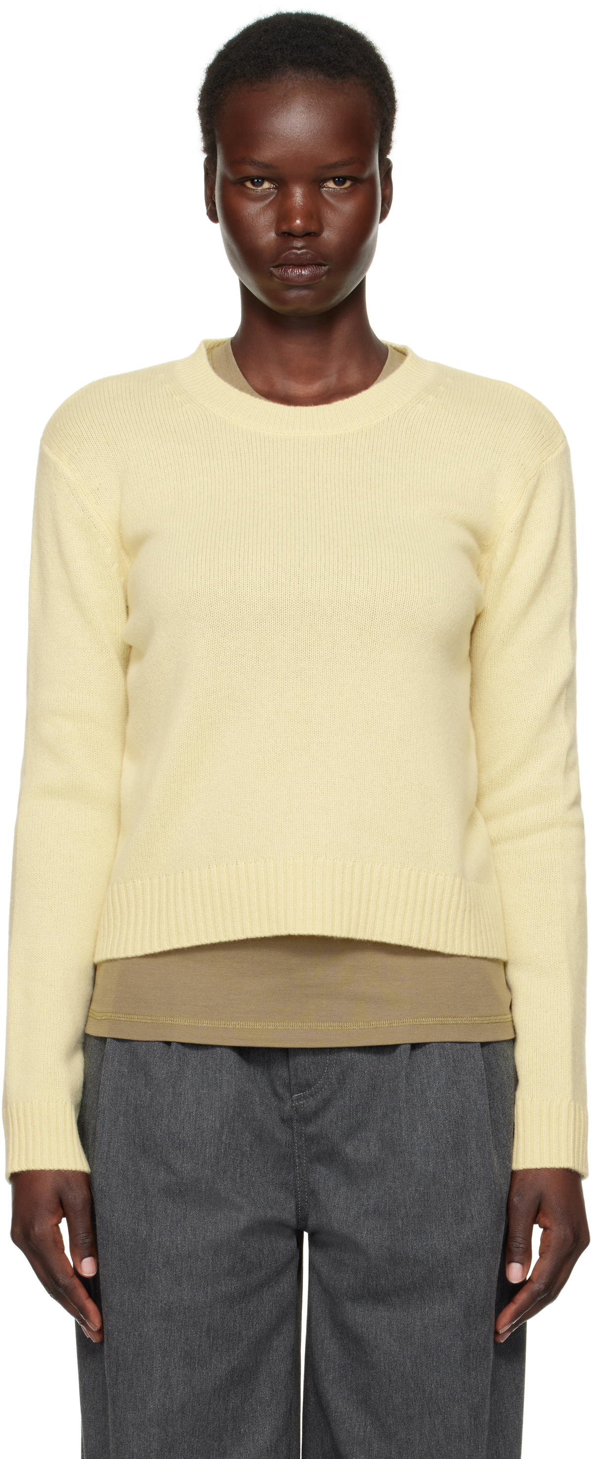 LISA YANG Yellow Mable Sweater Lisa Yang