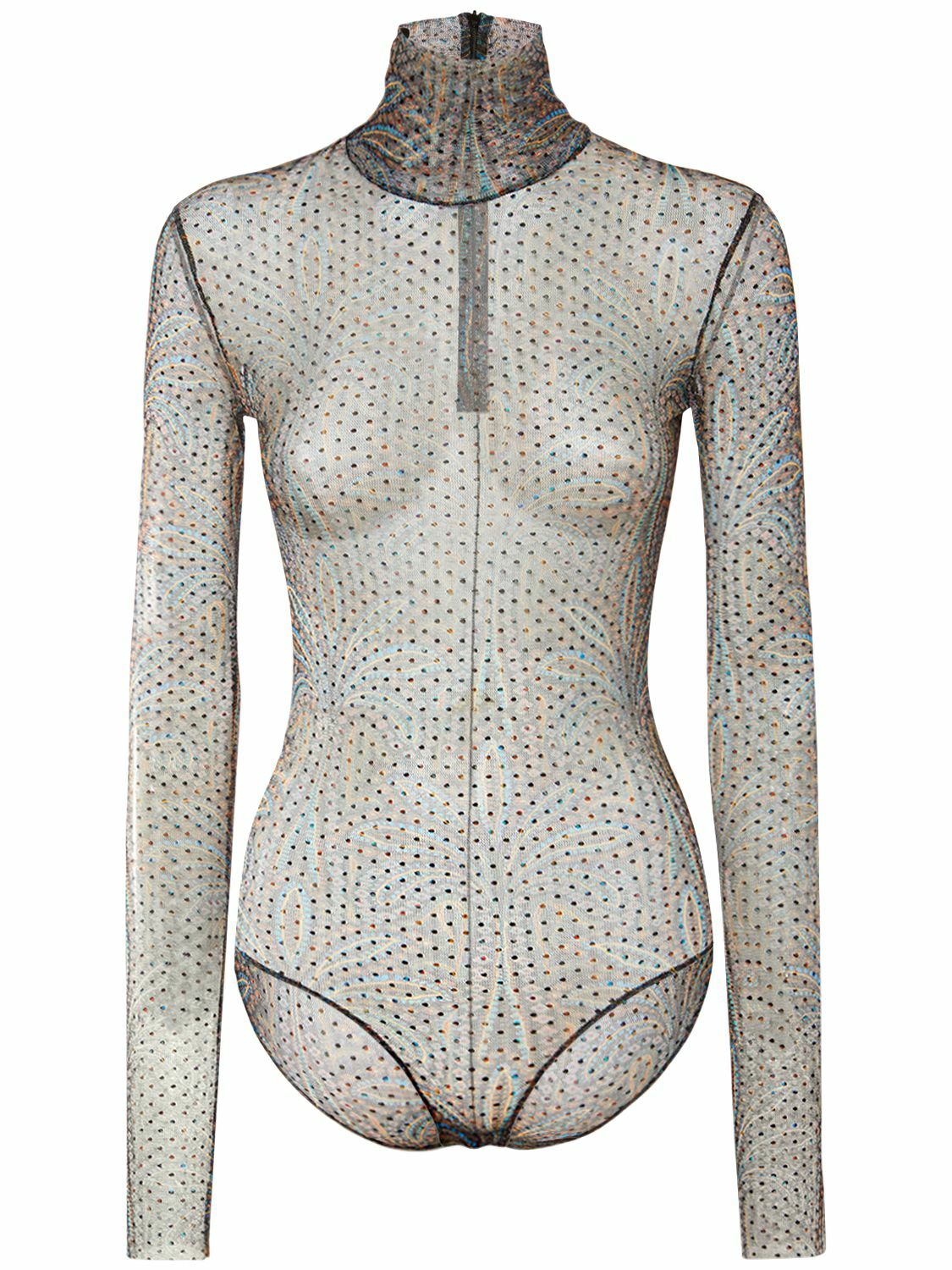 ETRO - Pointelle Tulle Bodysuit Etro