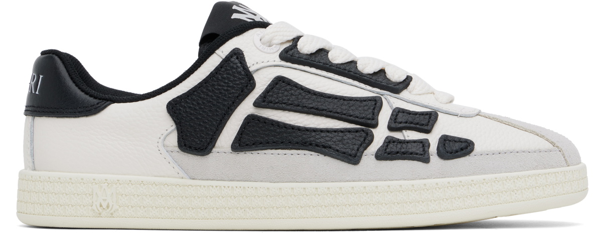 AMIRI Black & White Pacific Bones Sneakers Amiri