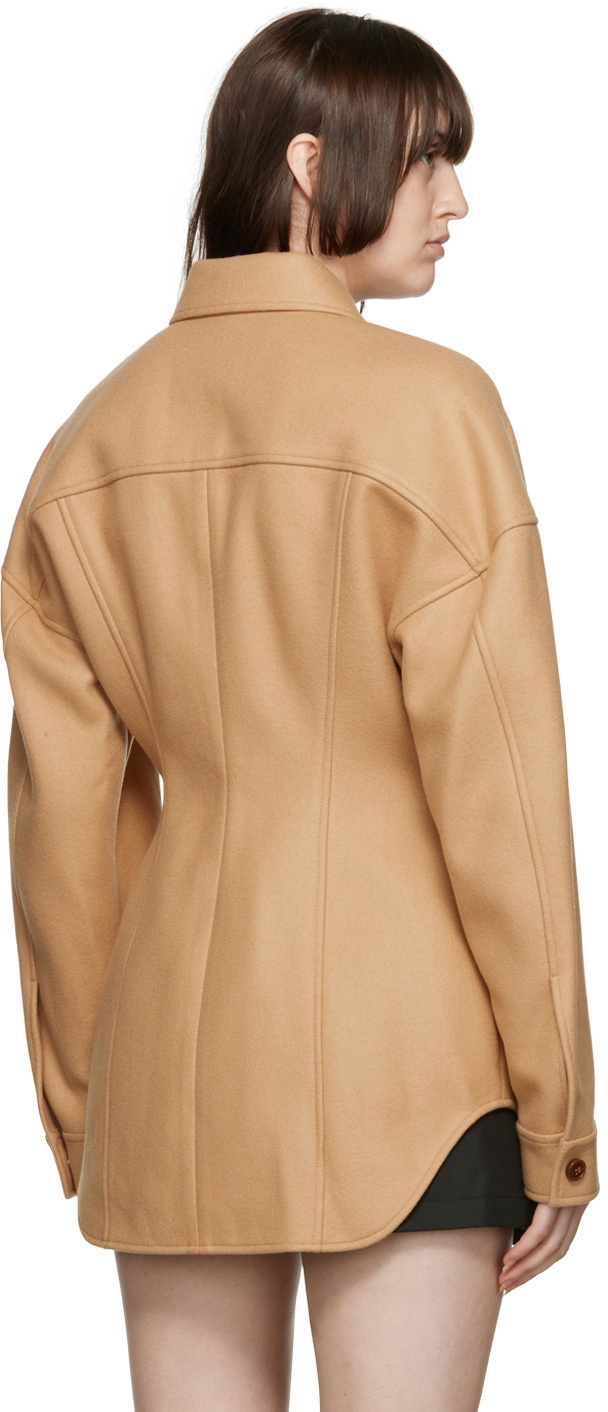 Alexander Wang Tan Button Jacket Alexander Wang