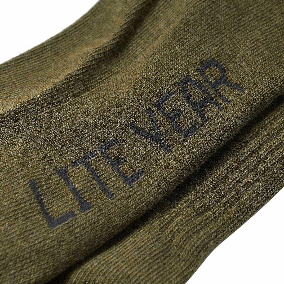 Lite Year Crew Sock in Army Green Lite Year