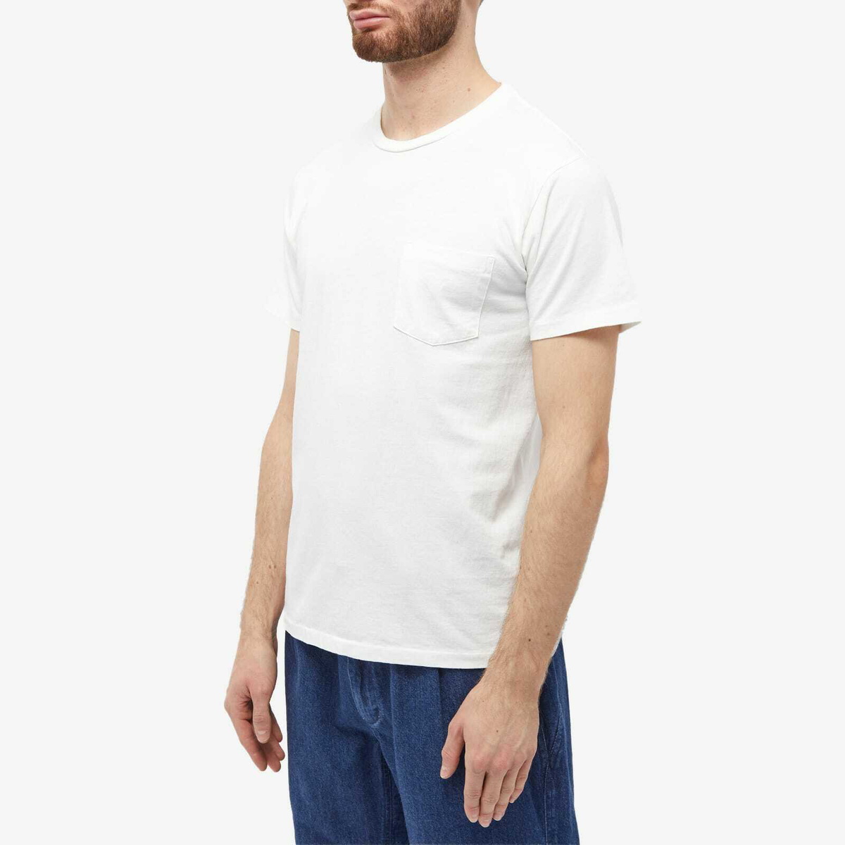 Velva Sheen Men's 2 Pack Pocket T-Shirt in White Velva Sheen